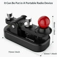 Mini CW Morse Key Double Paddle Code Keyer in Aluminium Alloy - Walmart.com