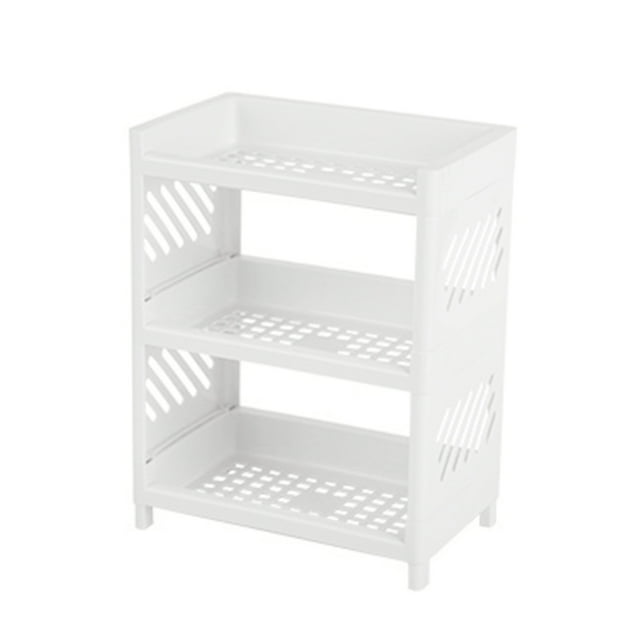 TINYSOME 3 Tier Hollow Plastic Shelf Foldable Desktop Storage Rack ...