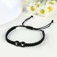 26 Letter Handmade Couple Bracelet Round Length Adjustable for Boys and ...