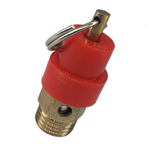 Air Compressor Safety Valve w/Pull Pressure Relief Valve 10mm Diameter ...
