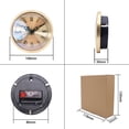 4-1/4 Inch (108 mm) Quartz Clock Fit-up/Insert with Arabic Numeral ...