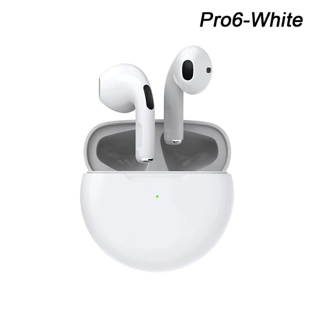 Air Pro 6 TWS Wireless Headphones with Mic Fone Bluetooth Earphones ...