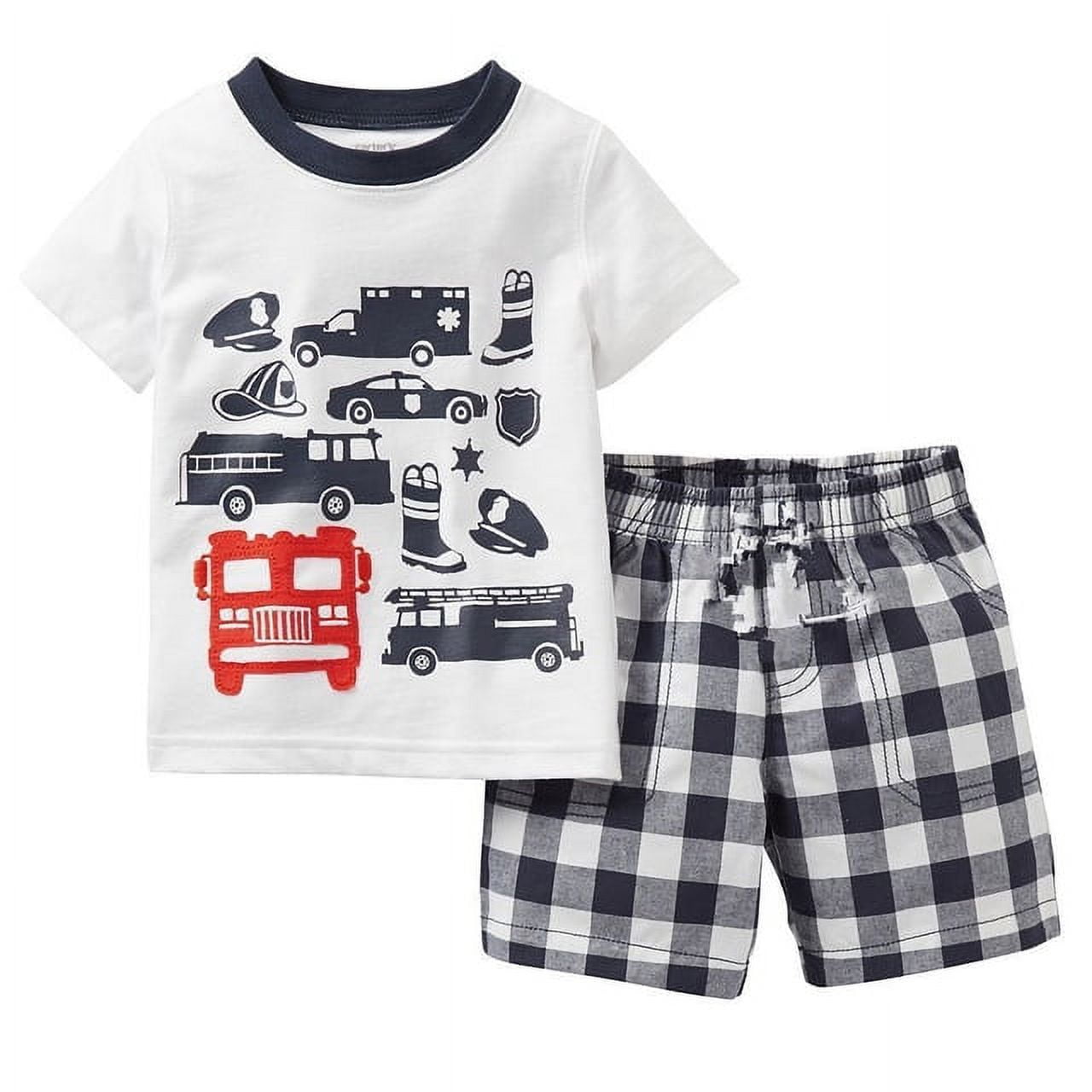 Click here for Lnyulong Summer Boys Girls Pajamas Sets Cars Carto... prices