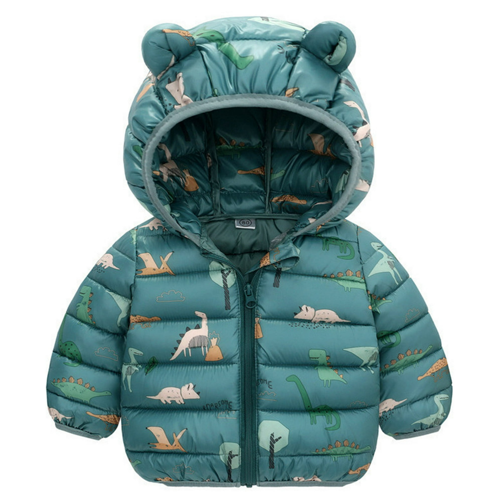 Click here for Tievosa Girls Boys Winter Cartoon Dinosaur Windpro... prices