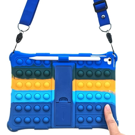 Pop It for iPad Case Mini 6 2021 Kids Boys, Poppet Fidget Push Bubble ...