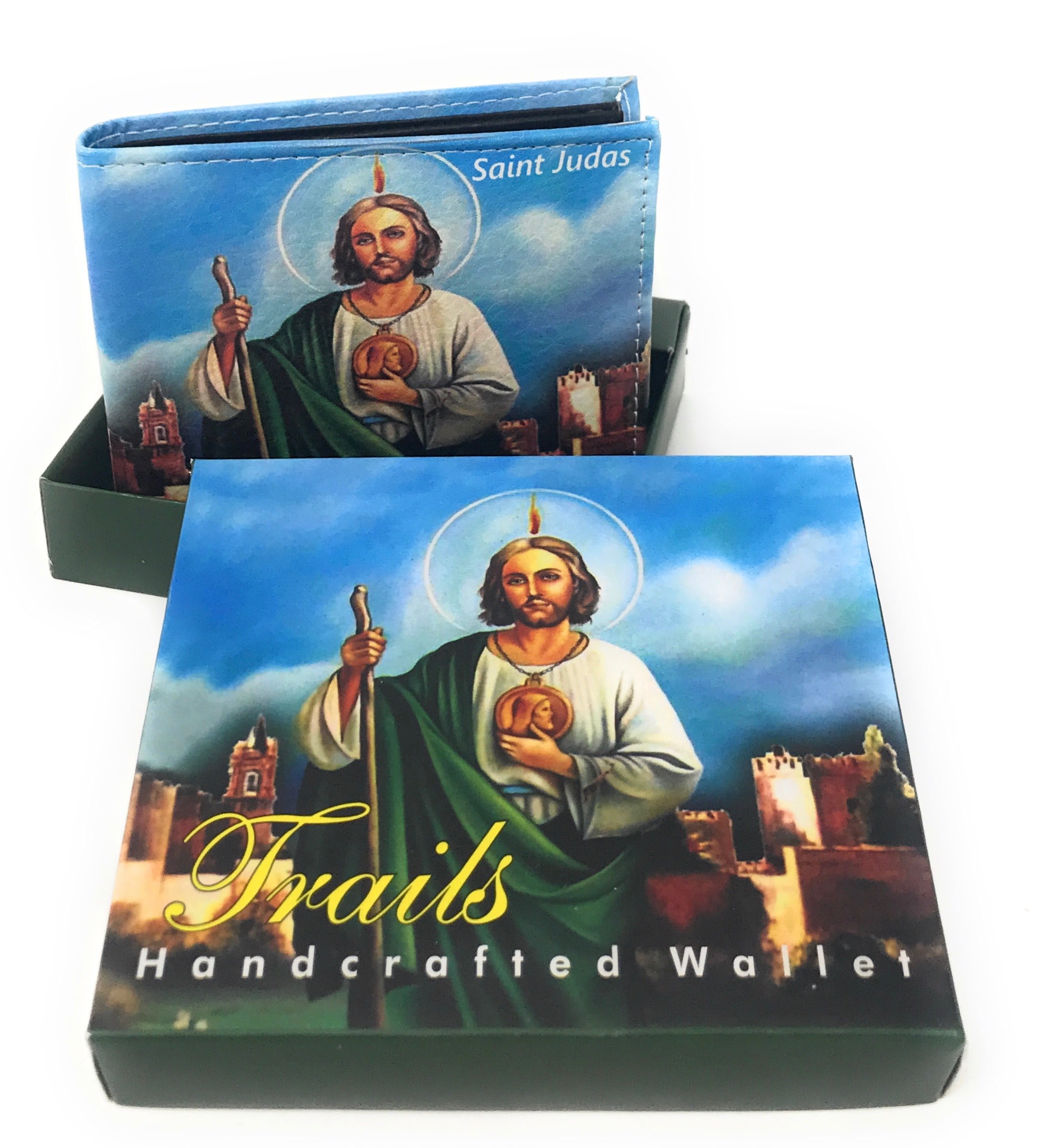 Christian Jesus Bifold Wallets In Gift Box Mens Womens Kids - Saint ...