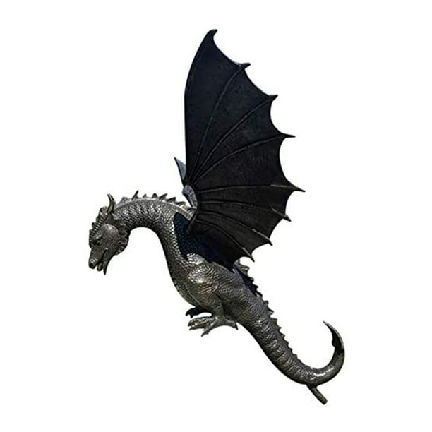Coiry Resin Water Spray Dragon Sculpture Fire Breathing Dragon ...