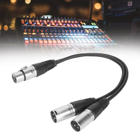 Microphone Connection Cord Audio Microphone Cable JORINDO XLR Female To Dual XLR Male Cable ...