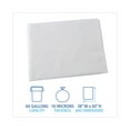 Boardwalk High Density Industrial Trash Bags Flat Pack, 60 gal, 16 ...