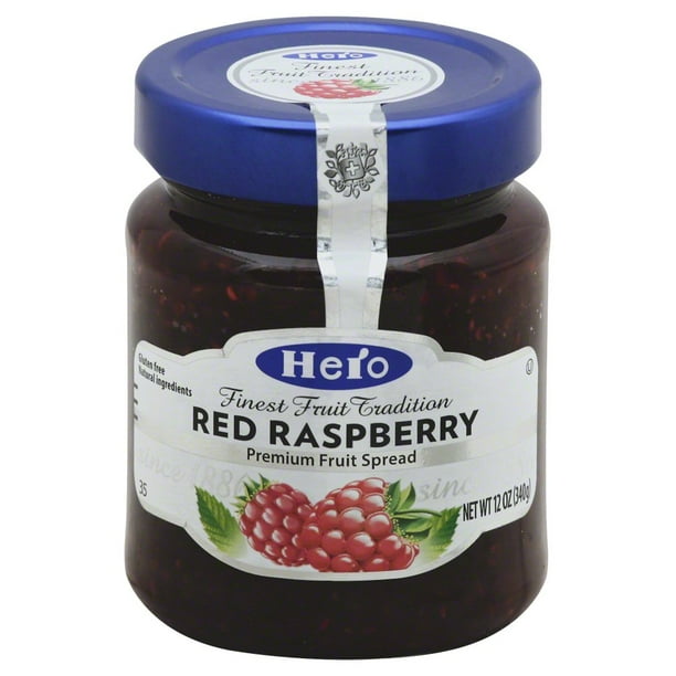 Hero Premium Fruit Spreads - Raspberry - 12 oz. - Walmart.com