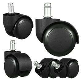 Allaugh Heavy Duty Office Chair Caster Wheels Set of 5 3 Durable Roller Walmart