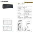 Sound Town ZETHUS Four Dual 8-inch Line Array Speaker System with ...