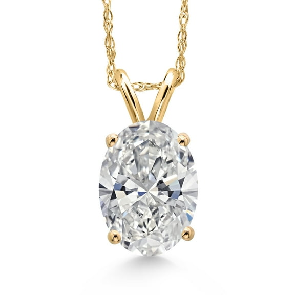 Gem Stone King 1.50 Cttw IGI Certified Lab Grown Diamond in 14K White ...