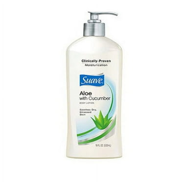 Suave Skin Solutions Body Lotion Soothing with Aloe 18 oz - Walmart.com