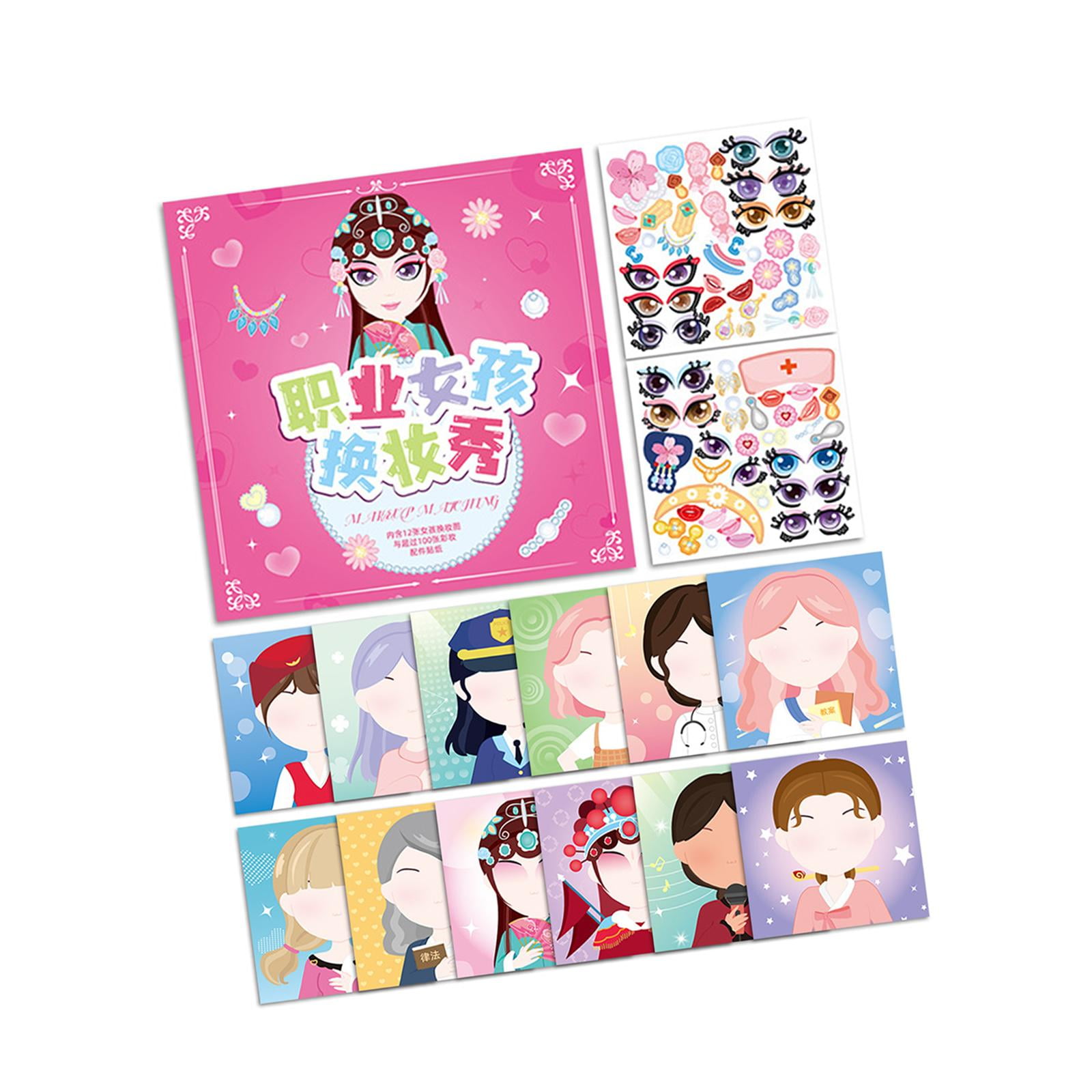 Make A Face Sticker Book Stickers Face Activity Book Para Fiesta ...