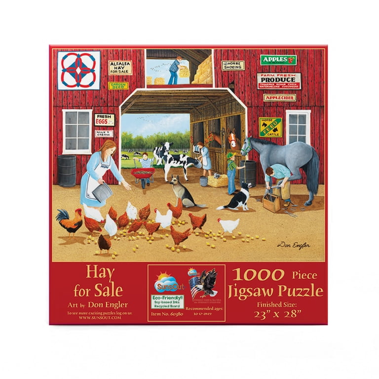 Jigsaw Puzzles 1000 Pieces SunsOut Fresh Produce Stand Jigsaw Puzzle ...