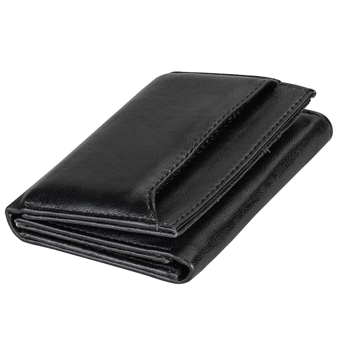 Genuine Leather RFID Trifold Wallet - Walmart.com