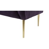 Sandy Wilson Home Corina Settee, Purple - Walmart.com