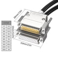 DB25 RS232 25Pin Male Female Port Cable 26AWG Tinned Double Shielded ...