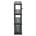 Gracious Living 4-Shelf Fixed Height Ventilated Rack, Black (3 Pack ...