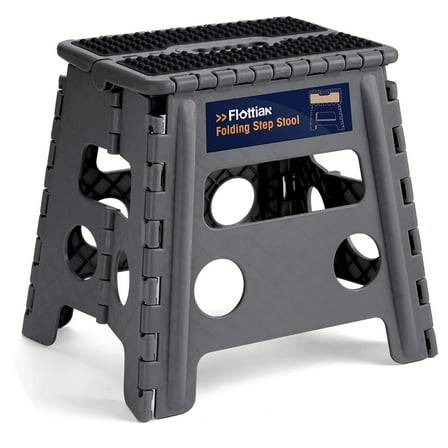 Quick Products QP-FTSS Slim-Profile Easy Folding Two-Step Stool - 200 ...