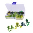 10-Piece Soft Plastic Fishing Lure Kit with Anti-Bite Wire Connectors ...