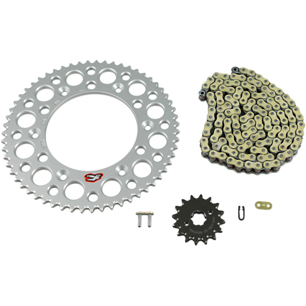 Renthal 520 to 428 Chain & Sprockets Conversion Kit 16T Front/59T Rear ...