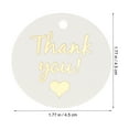 100 Pcs Party Decor Thank You Small Hangtag Labels Baby Shower Tags ...