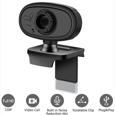 Webcam with Microphone Computer Web Camera Clip-on Web Cam for PC ...