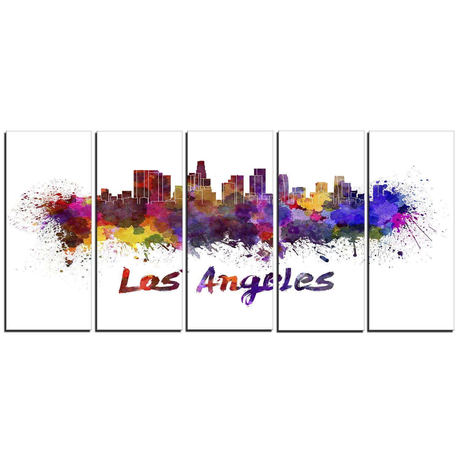 Click here for Designart Design Art Los Angeles Skyline Canvas Pr... prices