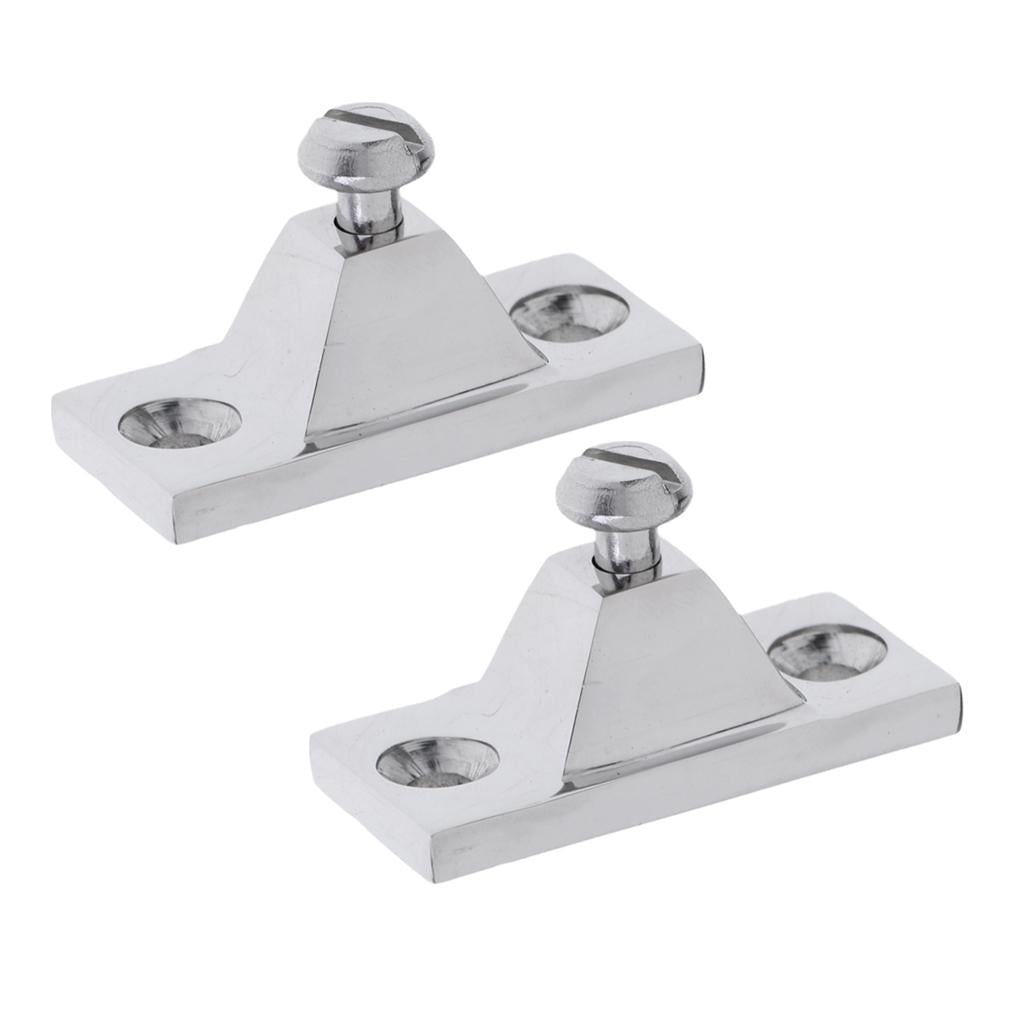 s 316 Stainless Steel Polished Bimini Top Deck Hinge for Marine, Boats ...