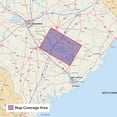 Kingfisher Maps Waterproof Lake Map Lakes Marion & Moultrie SC, 24” x ...