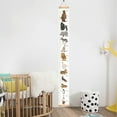 Weerihhol Baby Height Growth Chart Hanging Rulers Kids Room Wall Wood ...