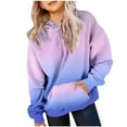 Cute Hoodies For Teen Girls Trendy Preppy Hooded Sweatshirts Oversized Long Sleeve Shirts ...