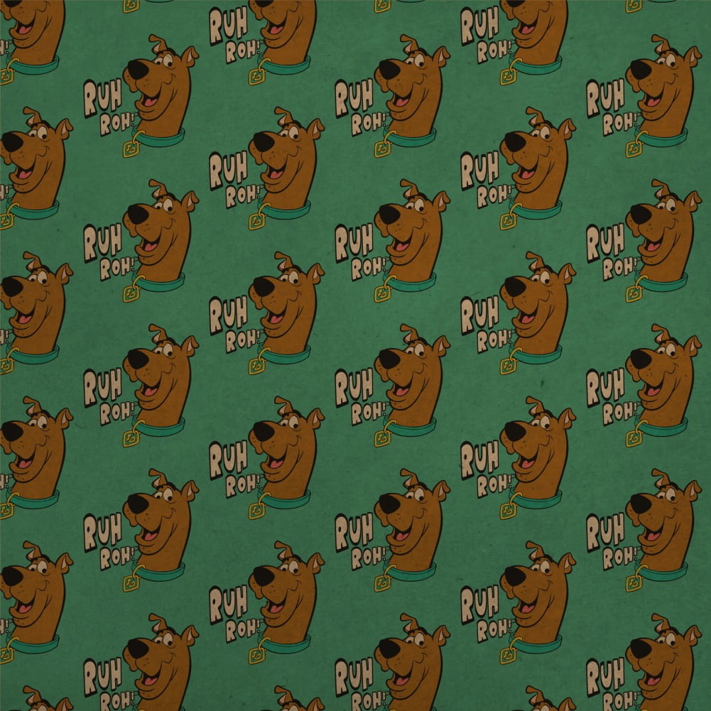 Scooby-Doo Ruh Roh Premium Kraft Roll Gift Wrap Wrapping Paper ...