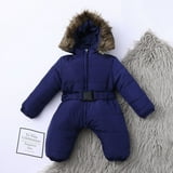 Youmylove Outerwear Romper Coat Warm Baby Jacket Snowsuit Girls Hooded Jumpsuit Girls Coat ...