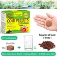 100 Pcs 30mm Coco Coir Pellets Seed Starter Soil Mix- Organic Coconut ...
