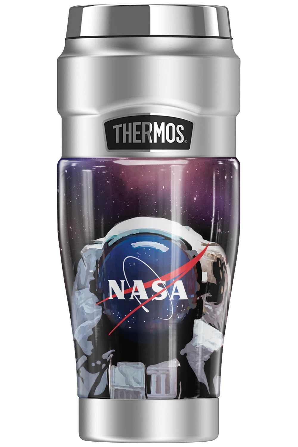 Nasa Nasa Logo Astronaut THERMOS STAINLESS KING Stainless Steel Travel ...