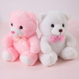Pink LED Teddy Bear Stuffed Animal Plush Toy, Glow in The Night ...