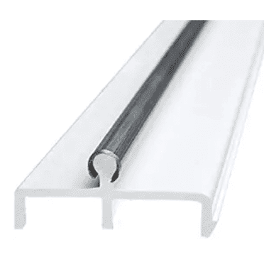 Sill Track for Sliding Doors, Snap-in, Stainless Steel - 72 in Long ...