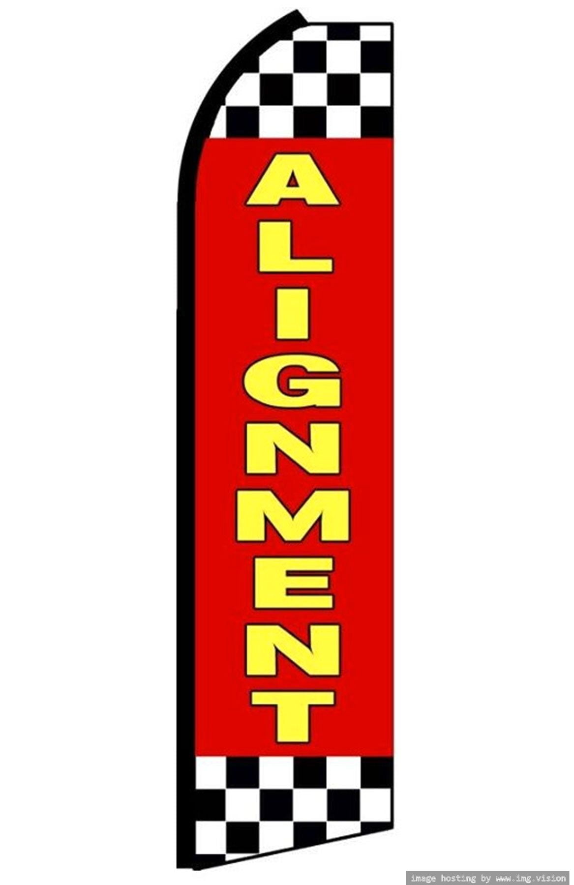 Alignment Swooper flag Without Pole Advertisement /Business Flags ...