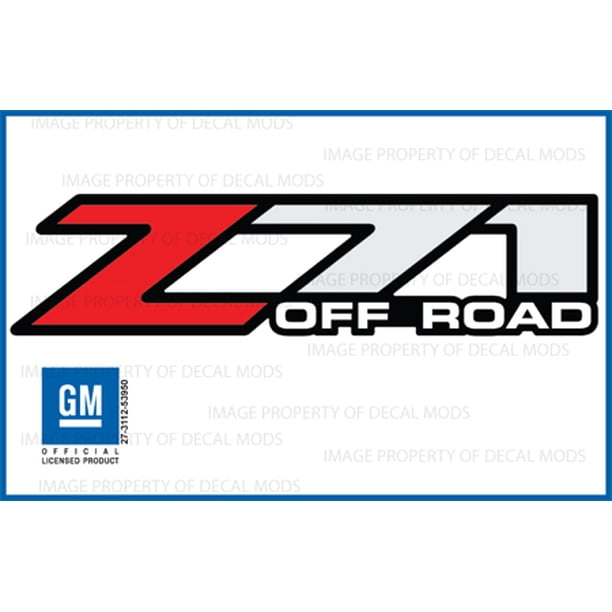 GMC Sierra Z71 Off Road decals stickers - F (2001-2006) bed side 1500 ...