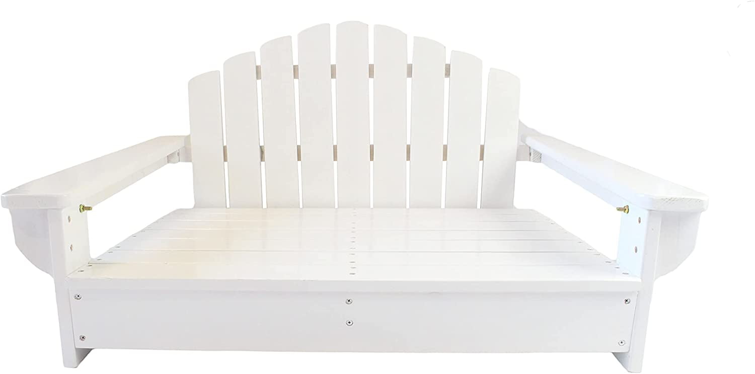 Midlee Dog White Adirondack Chair Bed (Large) - Walmart.com