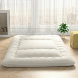 Costway Queen Foldable Portable Futon Mattress for Floor Sleeping with ...