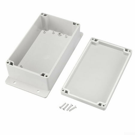 200x120x75mm IP66 Electronic ABS DIY Junction Box Enclosure Case Grey ...
