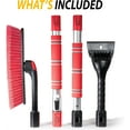 Zone Tech Extendable Snow Brush and Ice Scraper for Car, 2-1 and ...