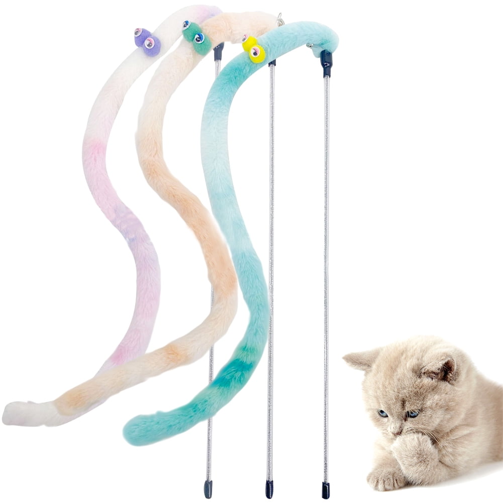 Feelers Cat Toy Teaser Toys Interactive Cat Wand, Cute Caterpillar ...