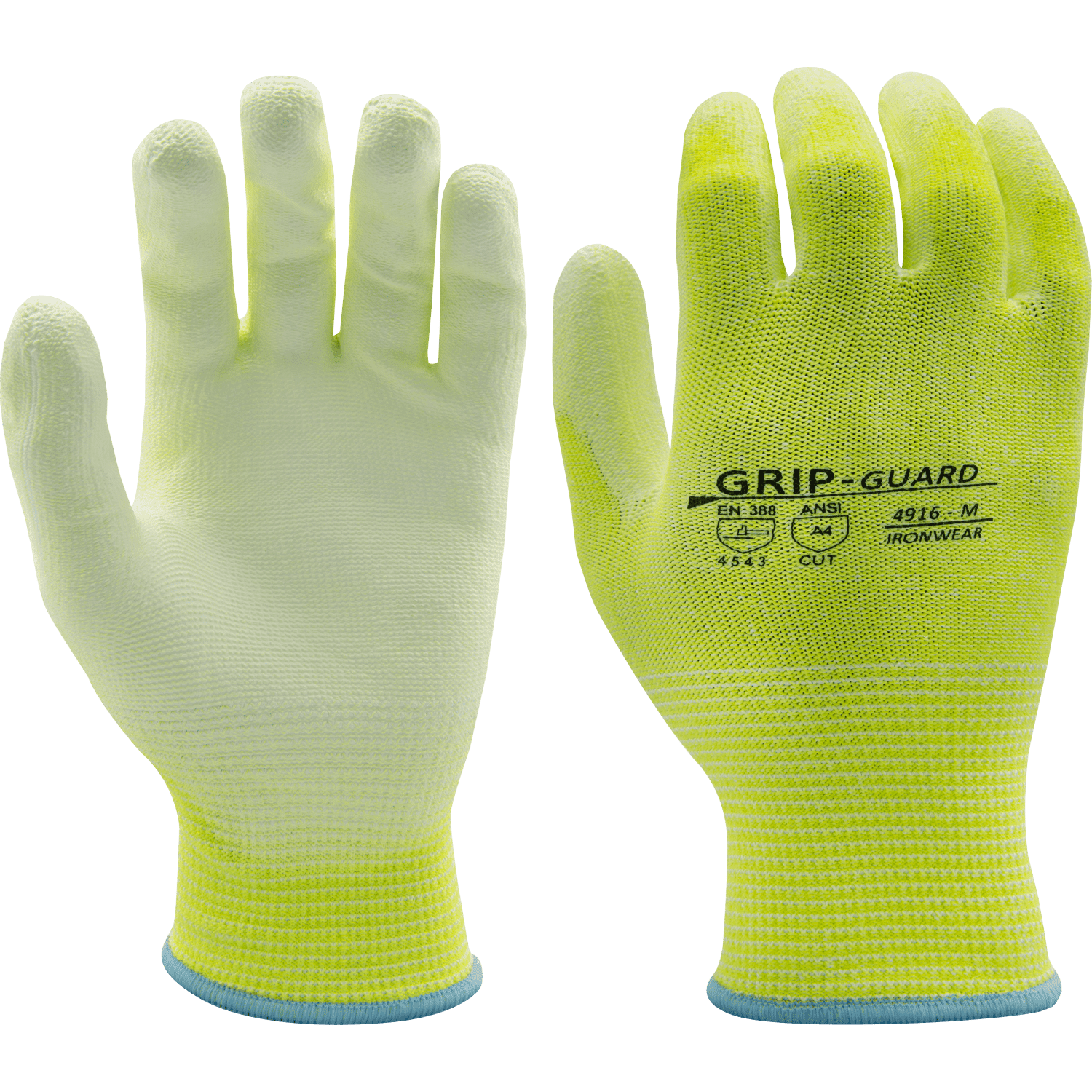 Ironwear 4916 Cut Resistant Gloves ANSI Level A4 with Grip Guard | High ...