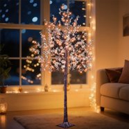 Ganz Lighted LED Shimmer Silver Tree - Walmart.com