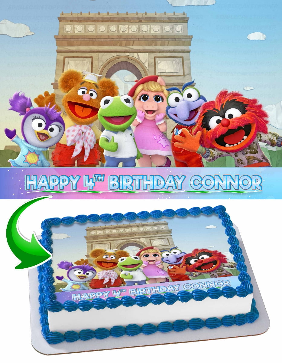 Muppet Babies Edible Cake Image Topper Personalized 1/4 Sheet (8"x10.5 ...